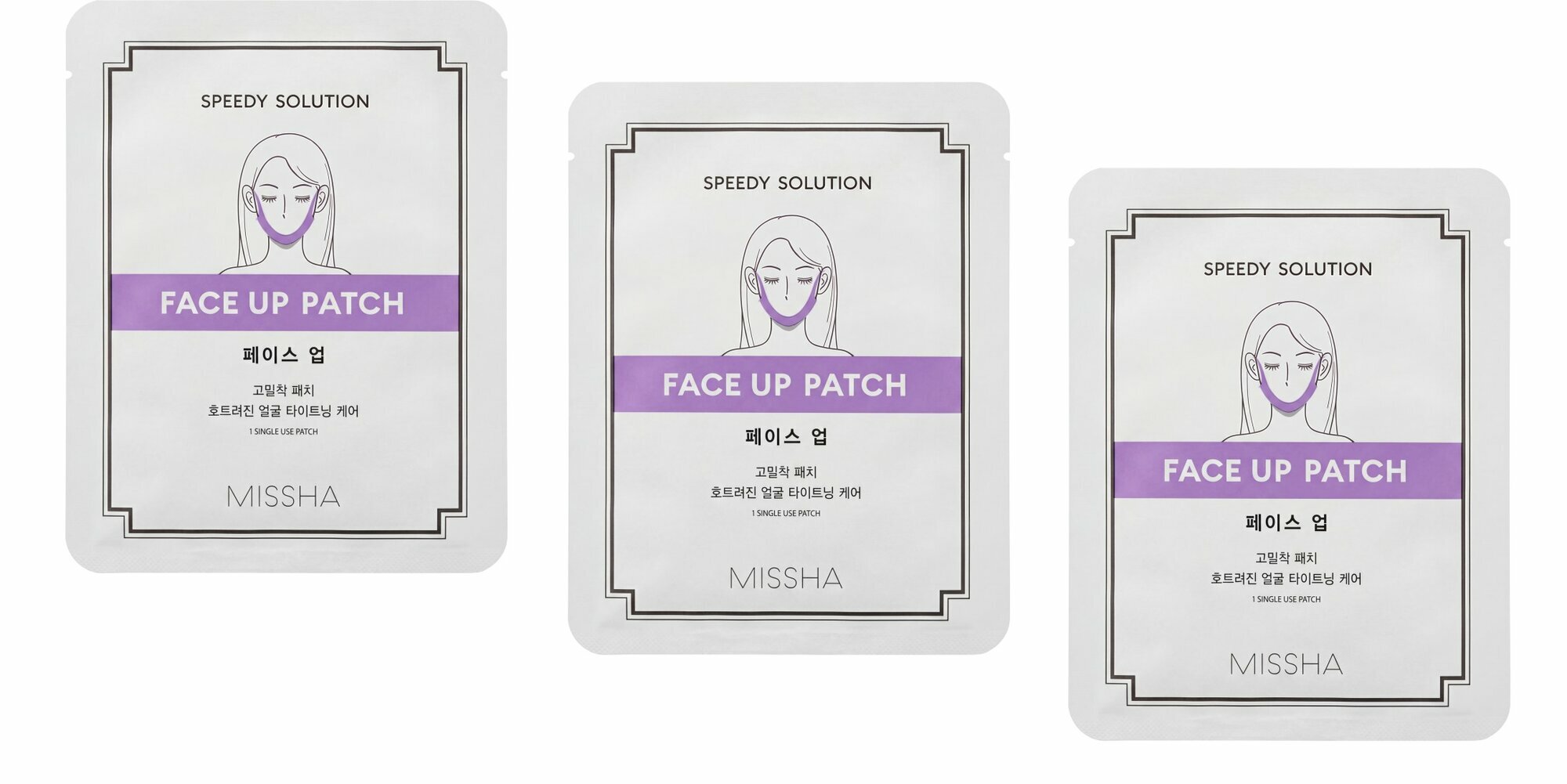 Лифтинг маска Missha для лица Missha Speedy Solution Face Up Patch, 8 г 3шт