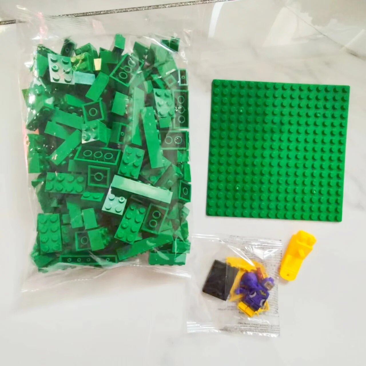 Зеленый конструктор LEGO, 20 стилей, изумрудный