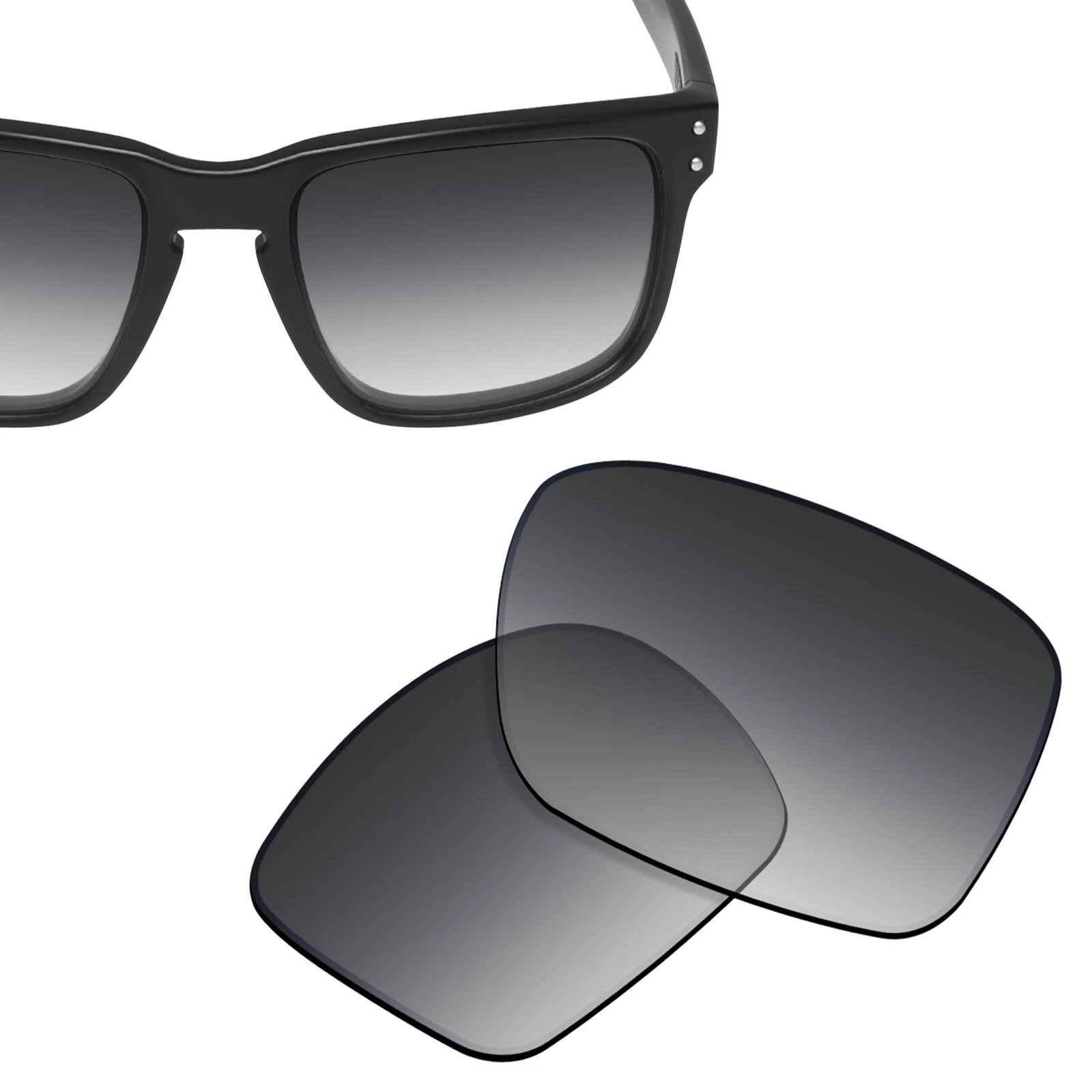 Сменные поляризованные линзы SmartVLT для Oakley Holbrook Grey Gradient, Серый