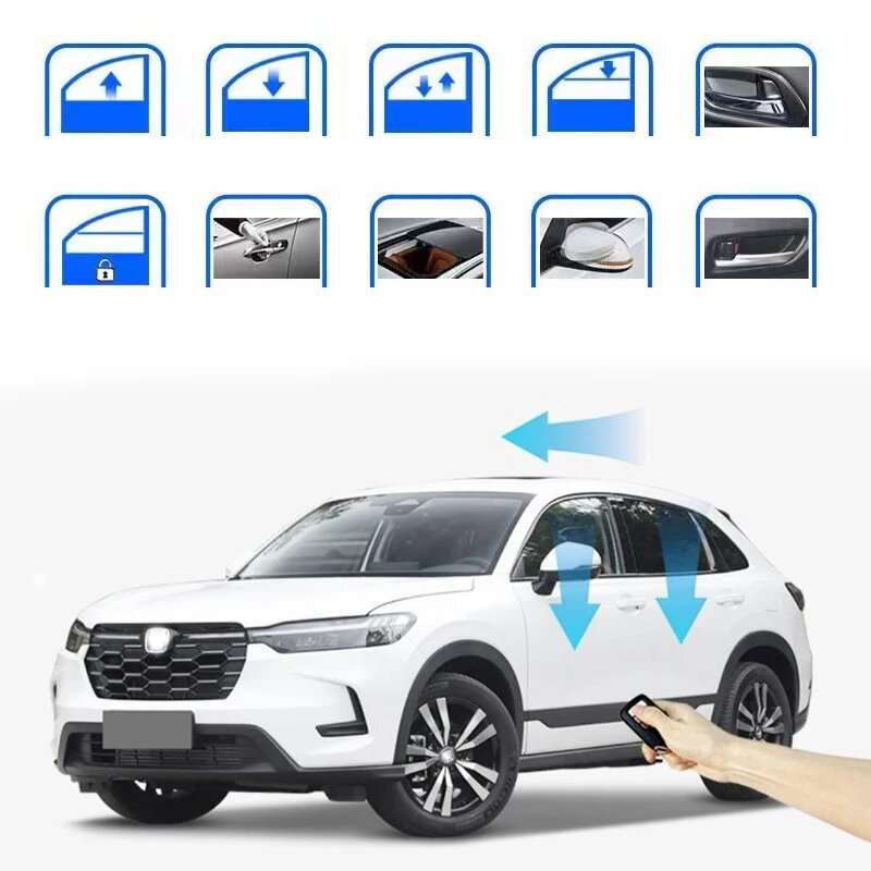 Оконный доводчик для Honda HRV VEZEL 2015-2024 ENS1, складной зеркало заднего вида, 22-24 VEZEL HRV