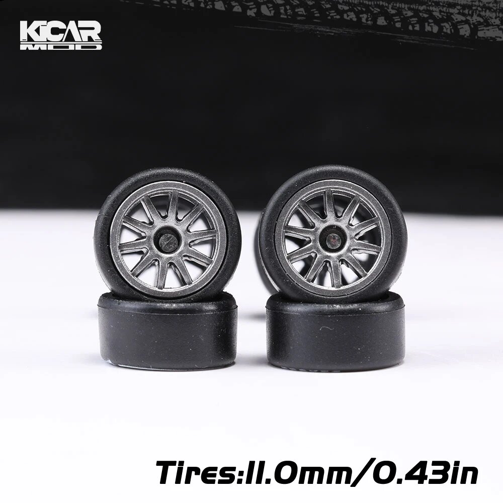 Kicarmod 1/64 пластиковые колеса для Hot Wheels