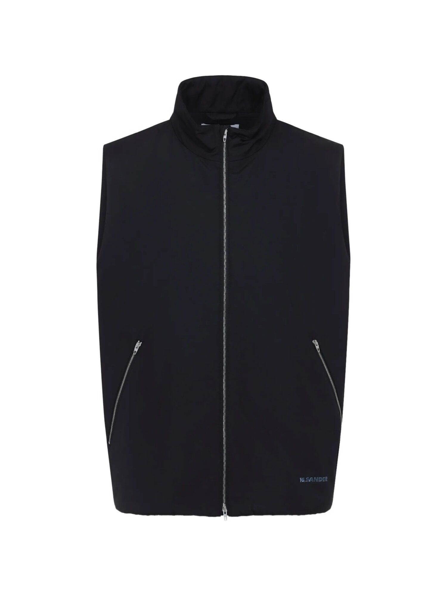 Пальто Logo-print funnel-neck gilet