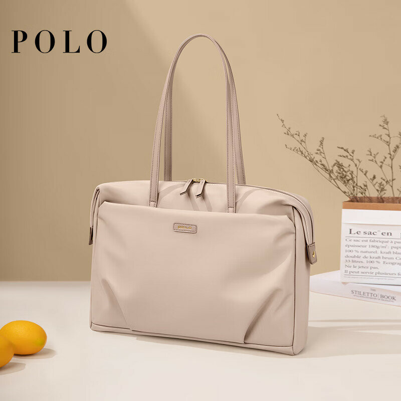 POLO Laptop Bag, Women's Briefcase, Business Large Capacity Commuter Bag, 14/15 Inch Handbag, Tote Bag, Birthday Gift