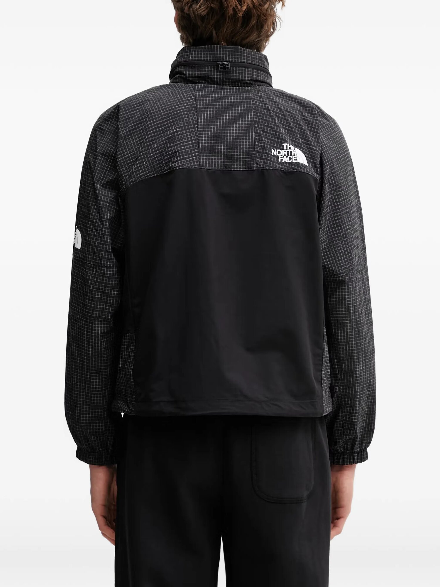 Куртка The North Face Check-pattern panelled jacket, размер L — фото 1