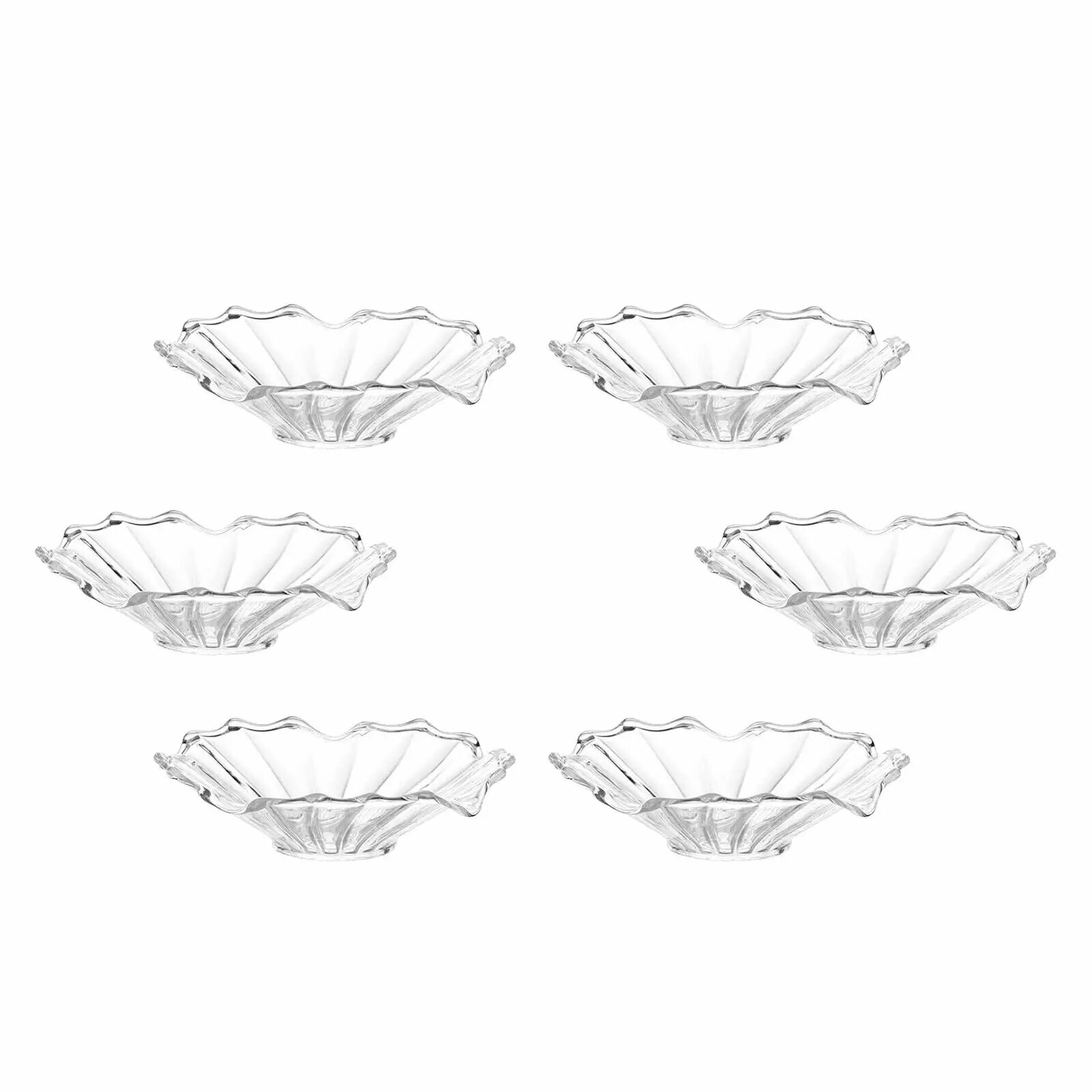 МагиДеал Стеклянные капельницы для свечей Ribbed Petal