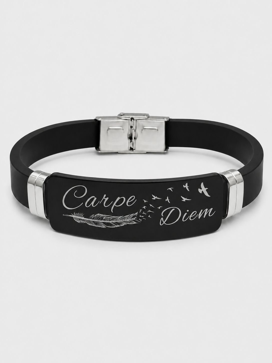 GravMix браслет с гравировкой Carpe Diem мотивационный подарок