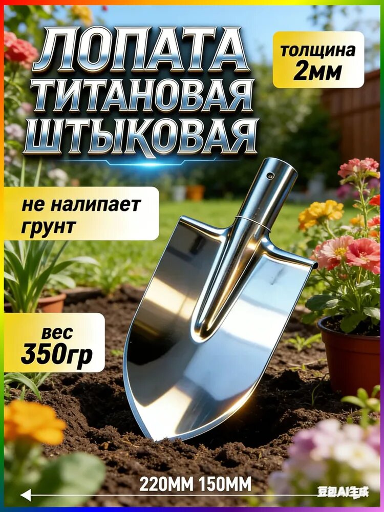 Лопата штыковая, универсальная 15 см