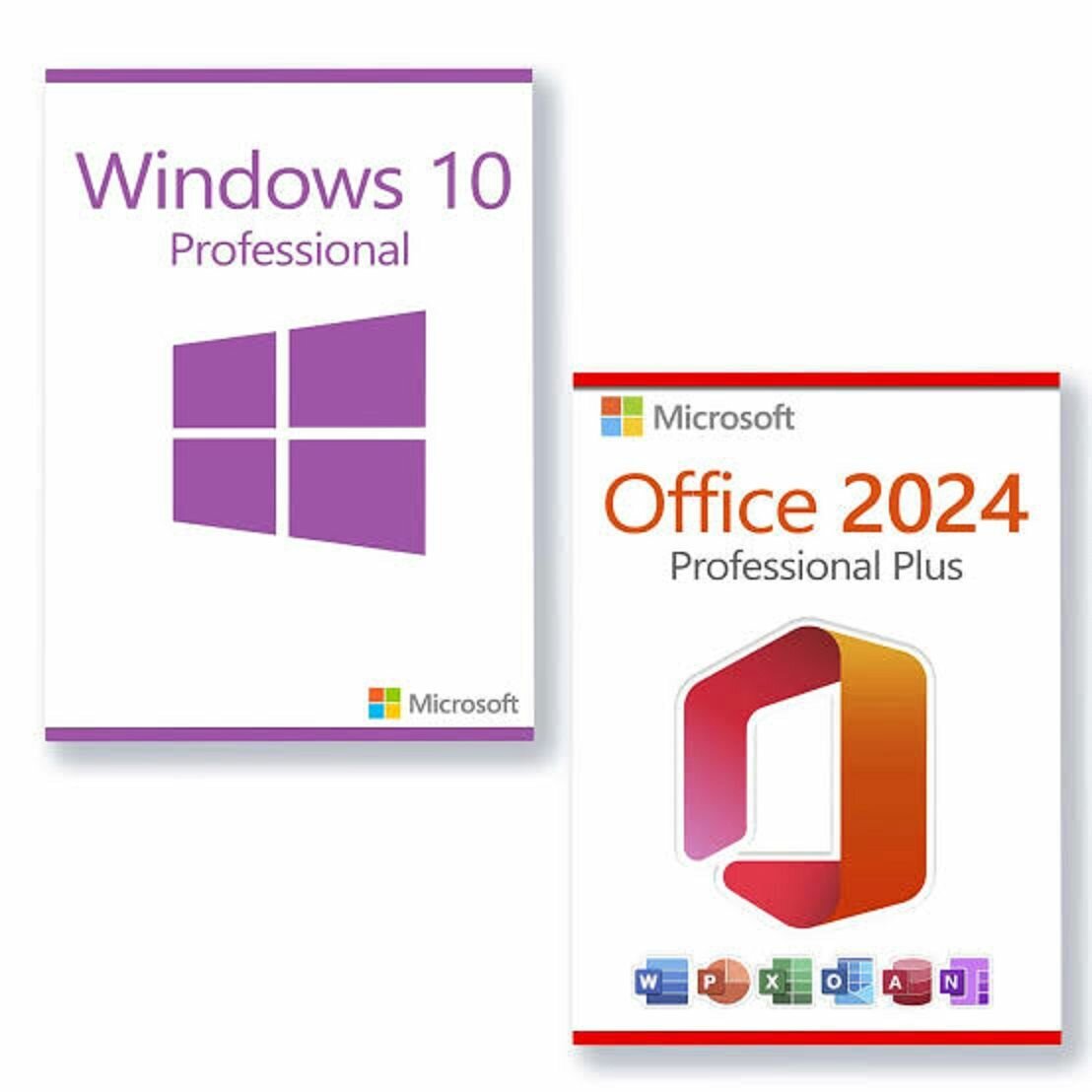 Windows 10 Professional + Office 2024 установочный USB носитель