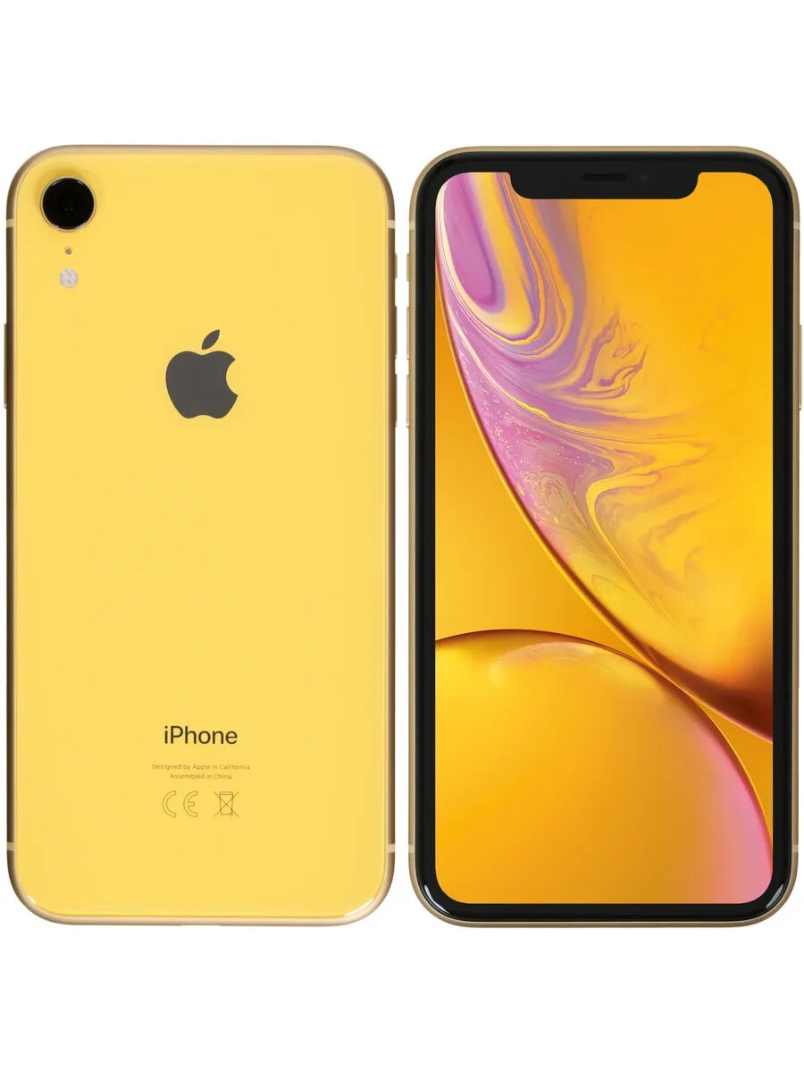 Смартфон iPhone XR 64 ГБ желтый