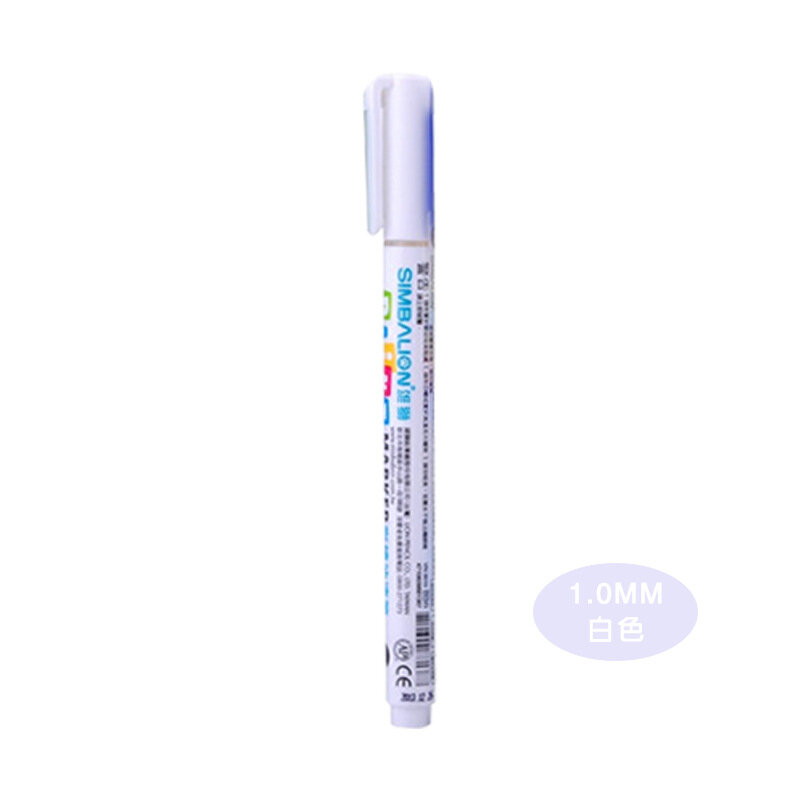 Ручка-маркер "Lion Paint Pen", белая, гальваническое покрытие, 1,0мм