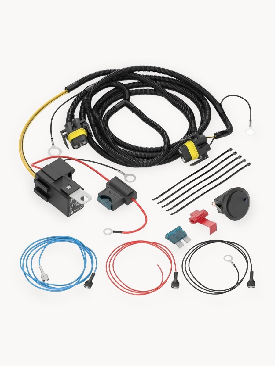 Монтажный комплект для подключения противотуманных фар ВАЗ Ларгус, Logan, Sandero, Duster