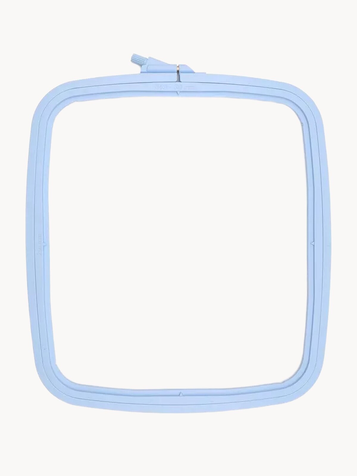 170-13 Пяльцы-рамка квадрат пластиковые Nurge 220*195мм. голубые