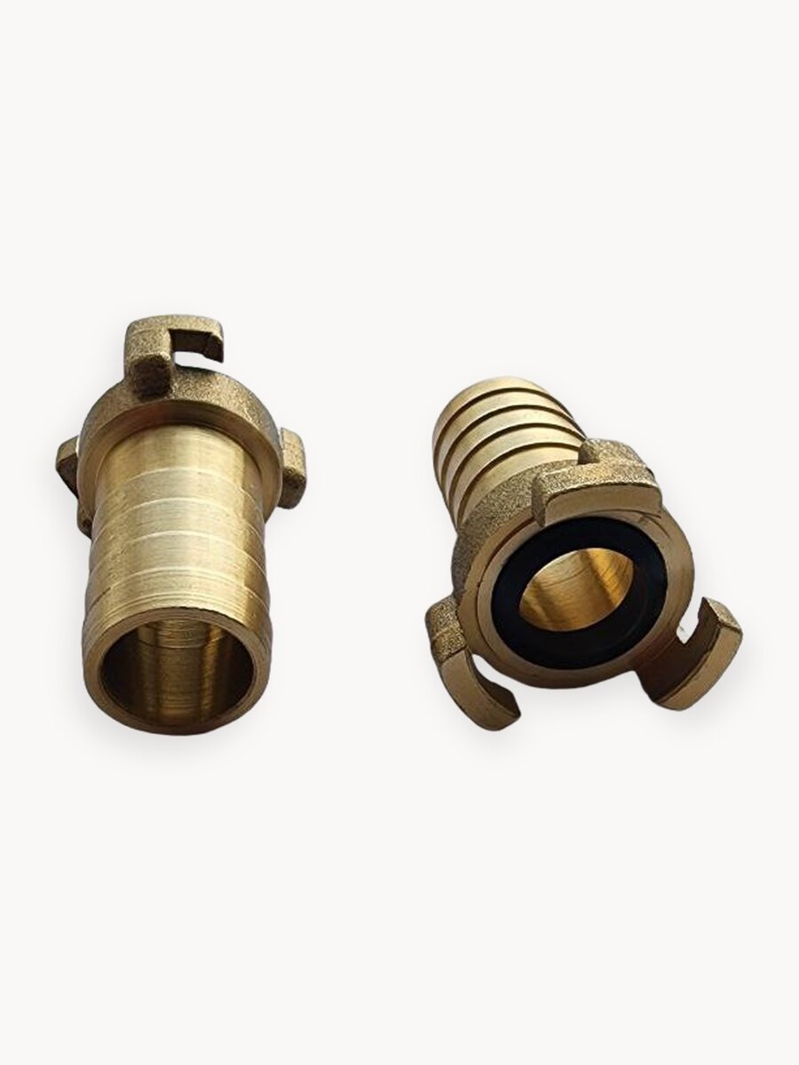 Соединитель разъёмный для шланга Gappo G1237.15, латунный, диаметр 15 мм