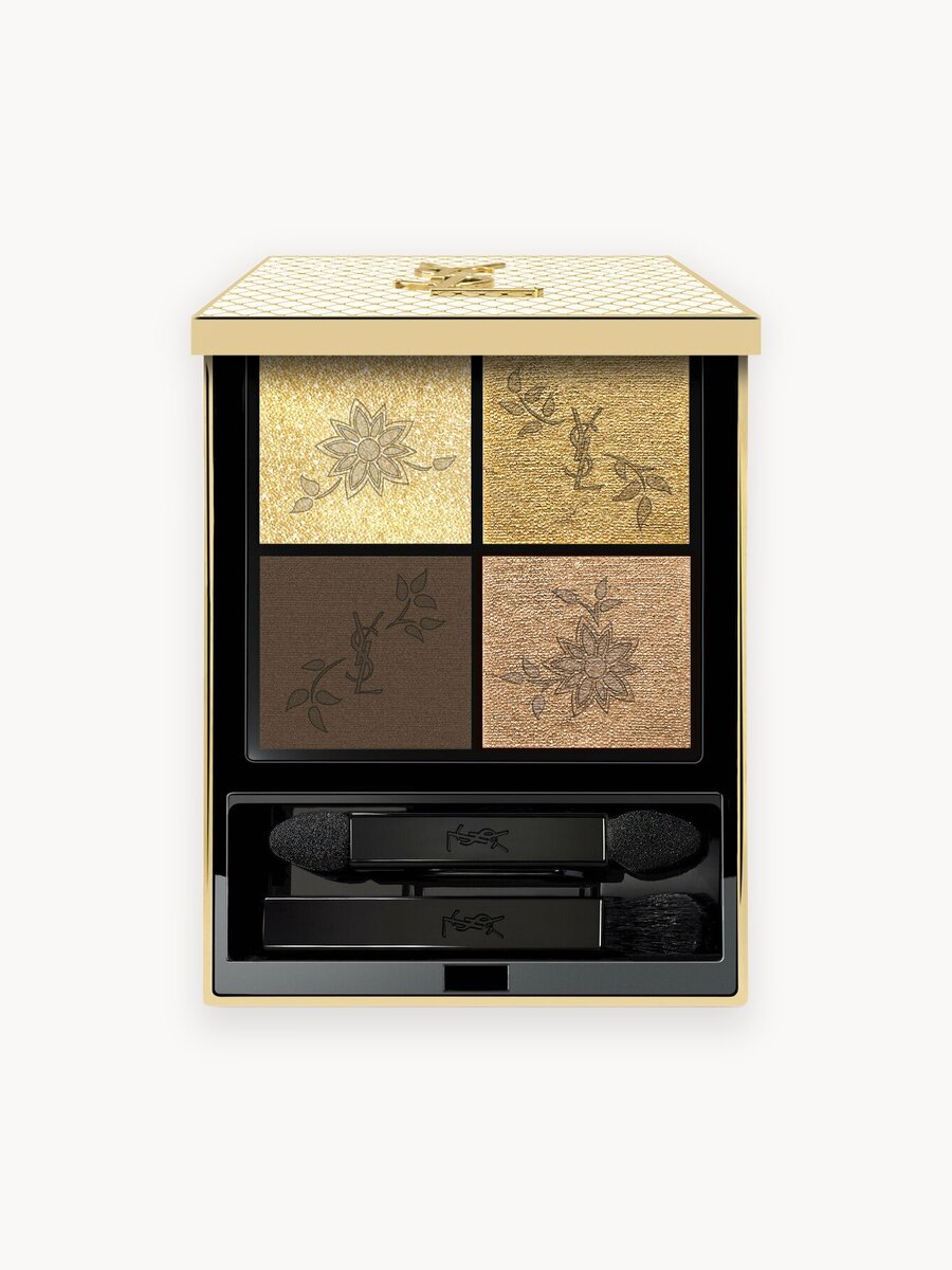 Палетка теней YVES SAINT LAURENT Mini Clutch 4г | Лимитированный клатч YSL |4 роскошных оттенка | Тон 025