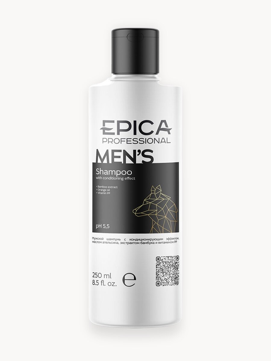 Мужской шампунь EPICA Professional Men's, 250 мл.