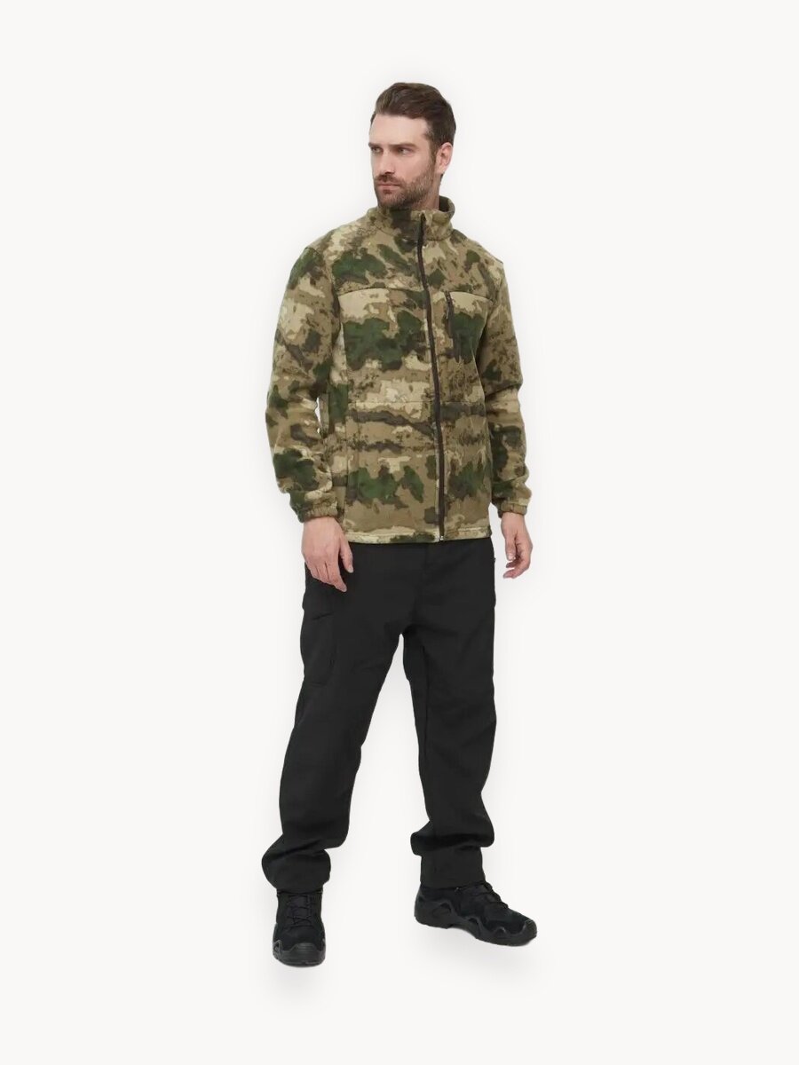 Толстовка Савва Морозов, Флисовая, Туристическая, Городская, Камуфляжная