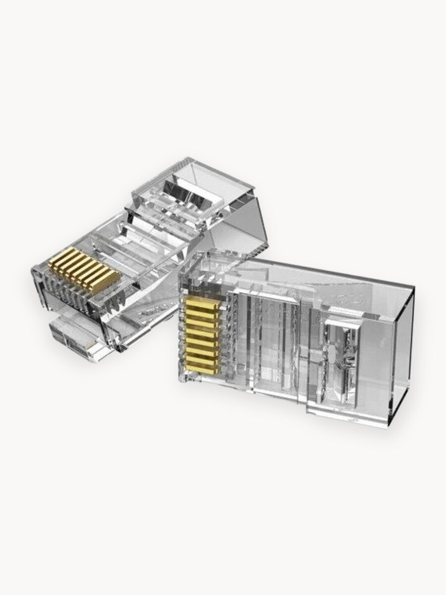 Коннектор Vention RJ45 (8p8c), cat. 6, под витую пару (50шт.) (IDDR0-50)