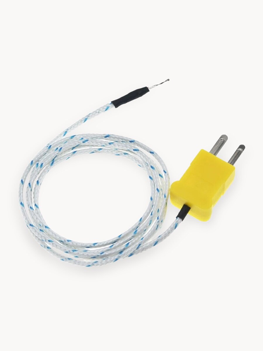 Термопара K датчик температуры (TP-01) K-type, проводной, 1 м, 1 шт.