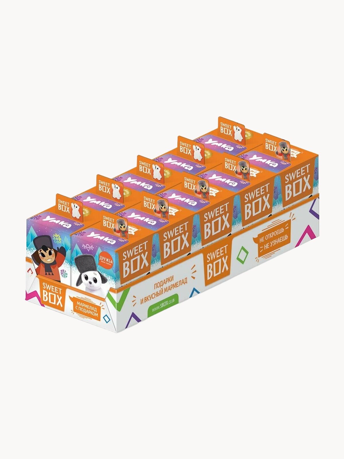 Sweet Box Конфитрейд Свитбокс Умка мармелад с игрушкой/подарком , 10шт