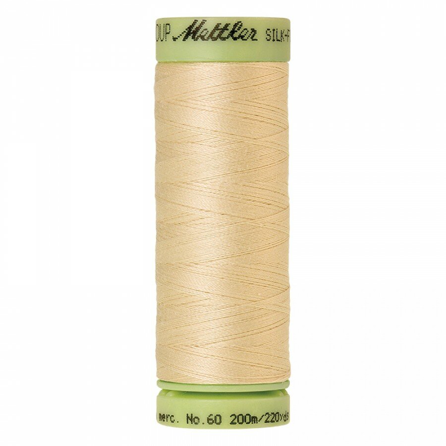 Нить для машинного квилтинга SILK-FINISH COTTON 60, 200 м 1384 Lime Blossom