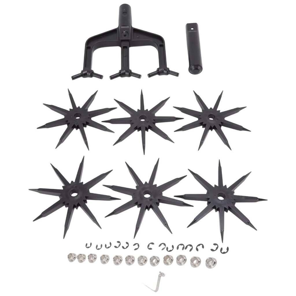 Садовый Скарификатор Почвы Роторный Культиватор Газонорыхлитель 2 в 1 Вентилируемый Культиватор Роторный Культиватор для Эффективной Вспашки почвы