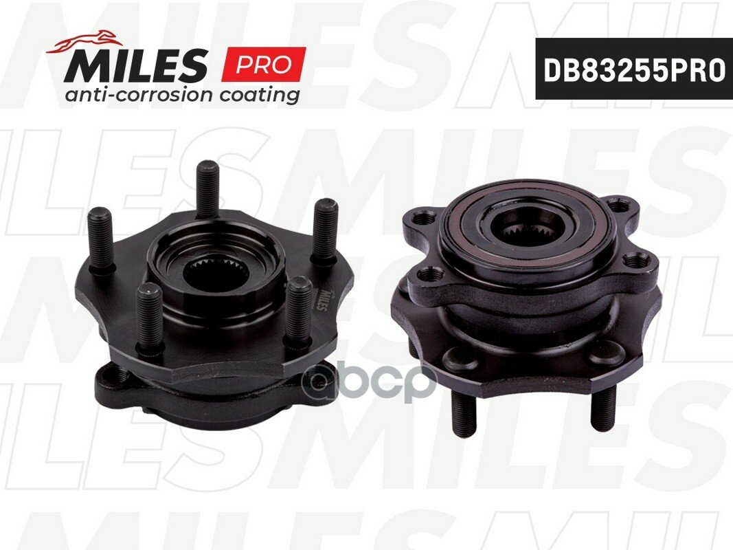 Ступица с подшипником NISSAN QASHQAI/X-TRAIL T32 14- пер. подв. ABS Miles арт. db83255pro