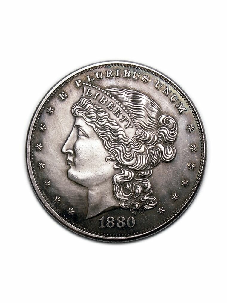 Доллар 1880 года пробная монета США сувенирная копия монеты, нумизматика, деньги для коллекции