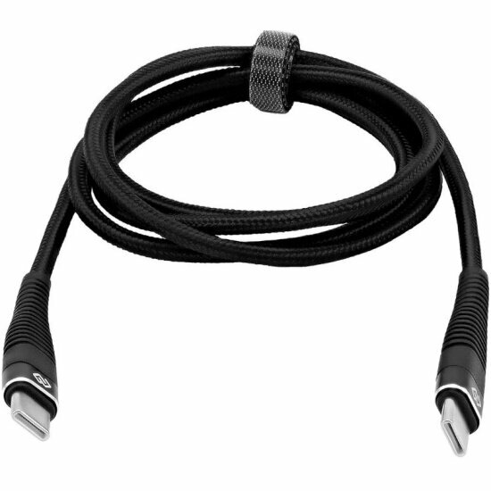 Кабель Digma DG-USBС-C-2M-100W, USB-C - USB-C, 2м, 100Вт, черный