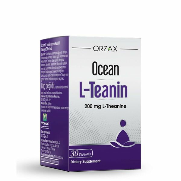 L-теанин Ocean Orzax/Орзакс капсулы 529мг 30шт
