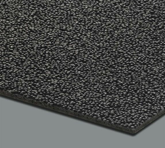 Коврик грязезащитный сплошной AKO Decksbelag черный матовый 60х70см