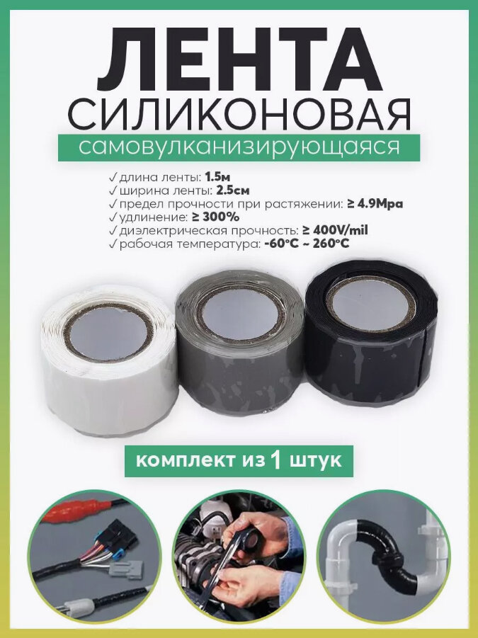 Силиконовая резиновая лента для труб