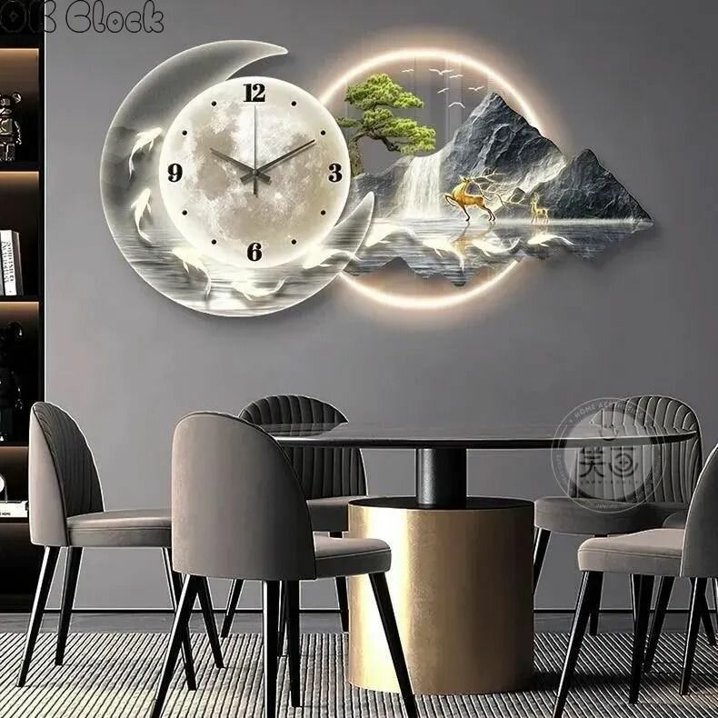 Классический пульт дистанционного управления настенные часы, тихий, со светом/Полиметилметакрилат