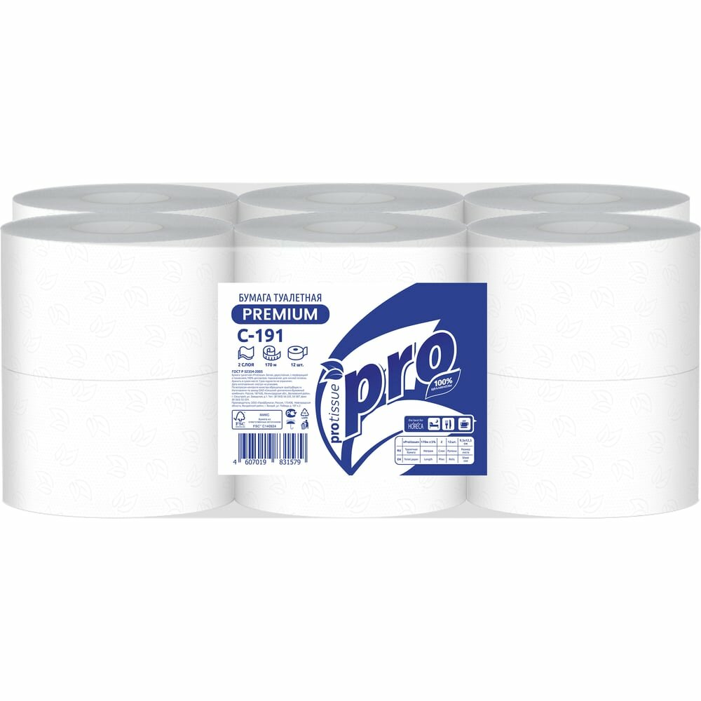 Туалетная бумага Protissue 23887