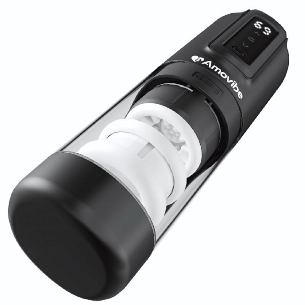 Авто-мастурбатор с ротацией и поступательными движениями Vortex Amovibe AM-V023