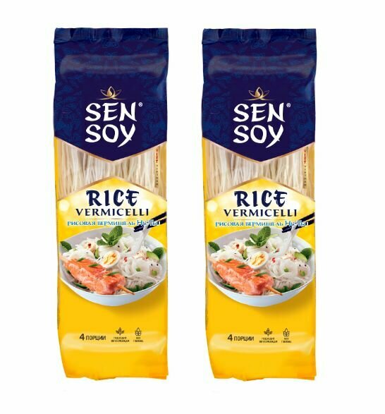 Вермишель Рисовая Ху Теу Sen Soy Premium набор из 2 шт