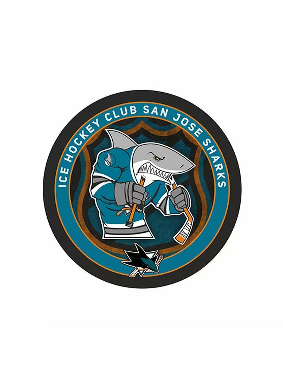 Шайба НХЛ Mascot 2022 Сан-Хосе 1-ст.