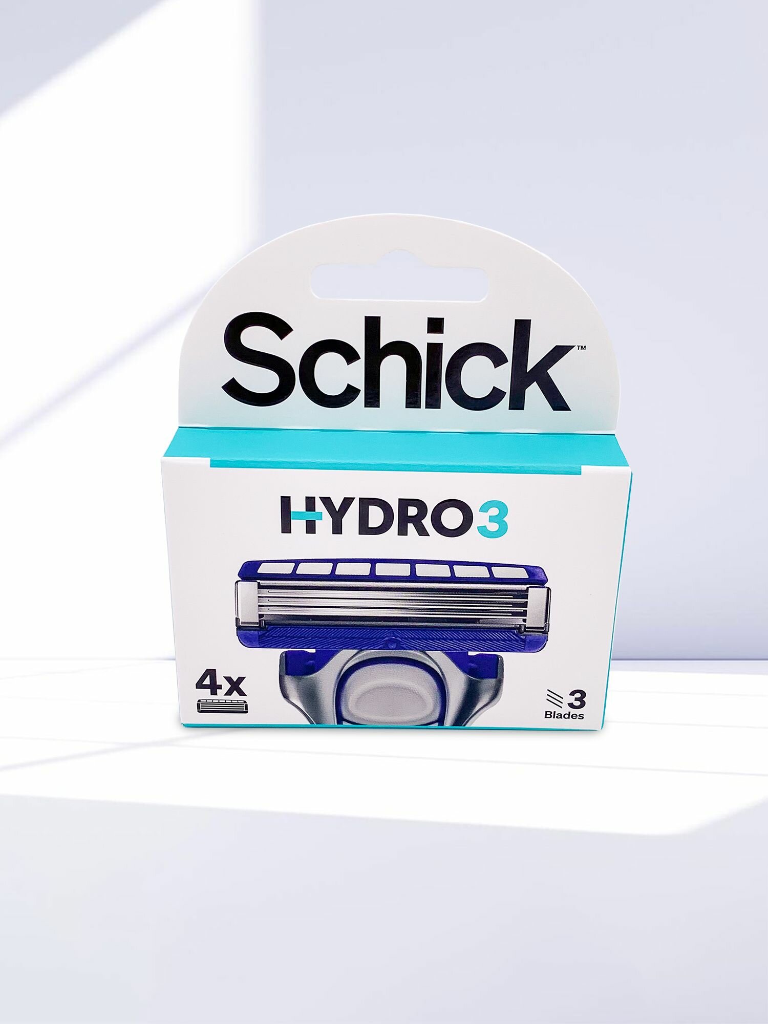 SCHICK сменные кассеты HYDRO3 (4 картриджа)