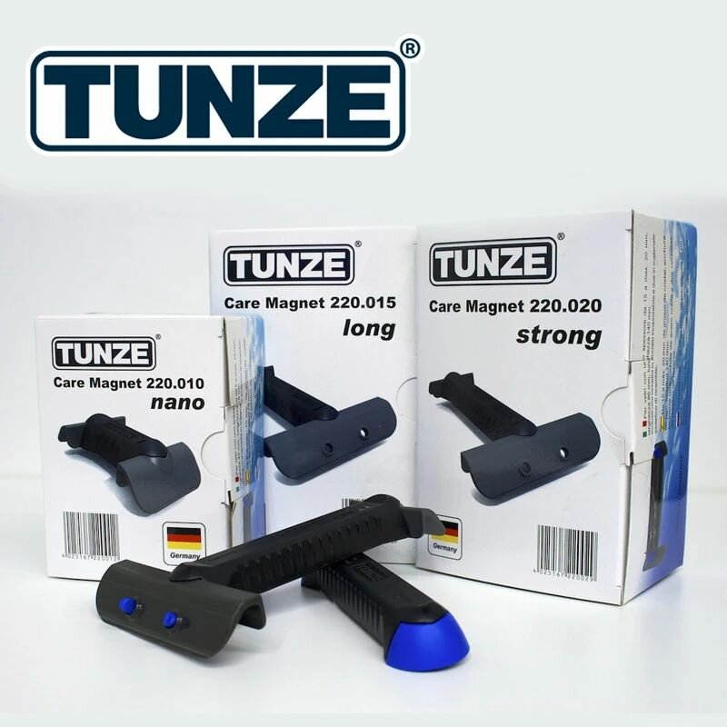 Мощный магнитный скребок для аквариума TUNZE-Aquarium предназначен для очистки стекла аквариума