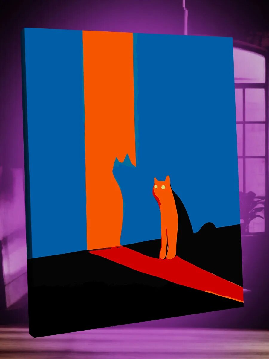 Картины по номерам Кот