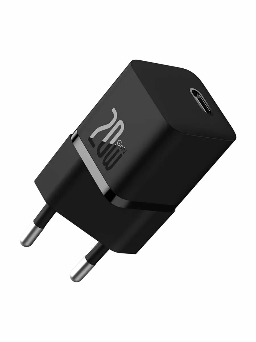 Зарядное устройство Baseus OS GaN5 Fast Charger Mini 1C 20W EU, черный (CCGN050101)