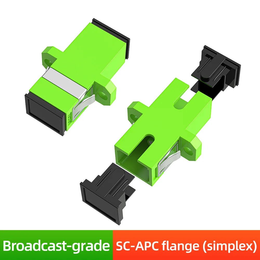 SC-APC Simplex оптоволоконный адаптер Broadcast-grade