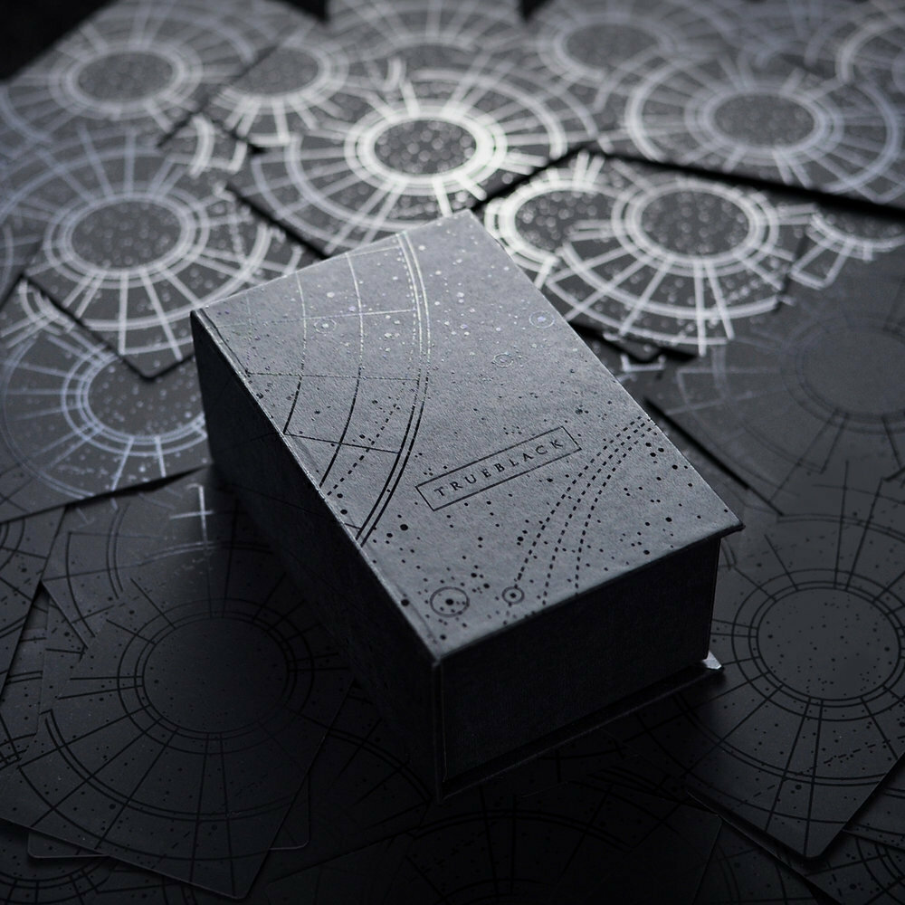 Истинное Черное Таро, True Black Tarot колода карт таро для гадания, медитации и ритуалов, мрачная эстетика для практики интуиции и коллекции