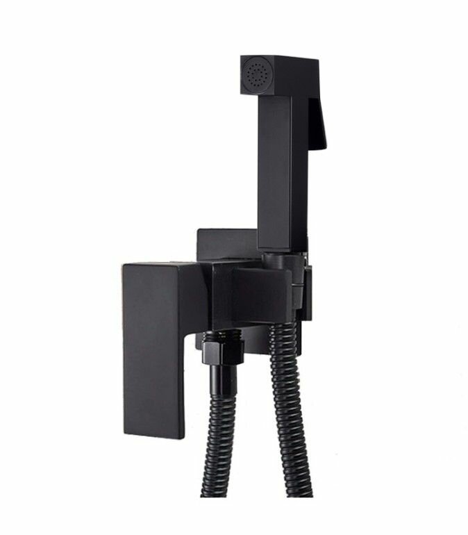 Смеситель встроенный с гигиенический душем