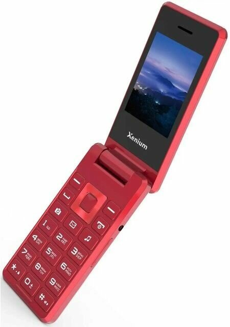 Мобильный телефон Philips Xenium X600, GSM900/1800, 2Sim, microSD, цвет красный (CTX600RD/00)