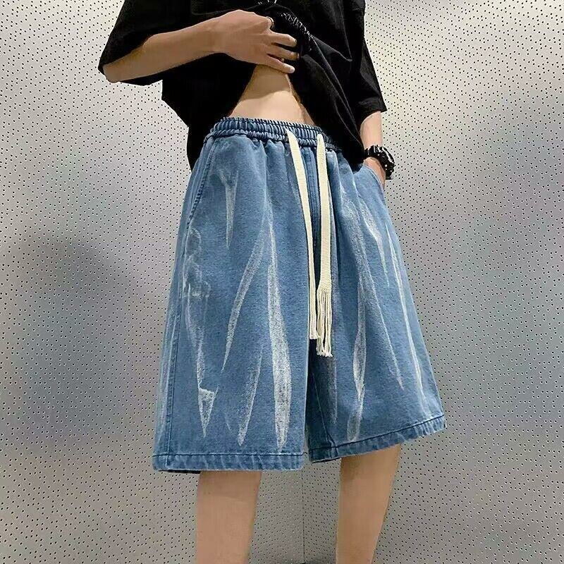 Уличный MON Джинсы с тай-дай эффектом, Размер_L