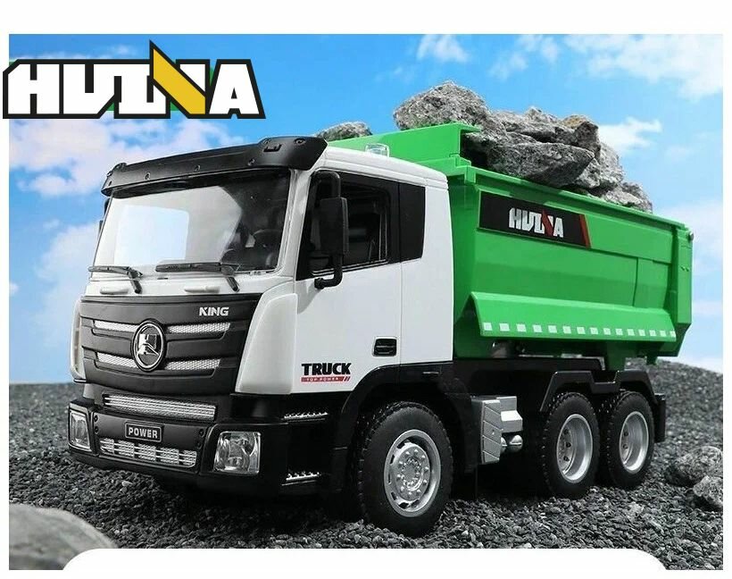 Радиоуправляемый самосвал HUI NA TOYS масштаб 1:18 2.4G - HN1556 -enj
