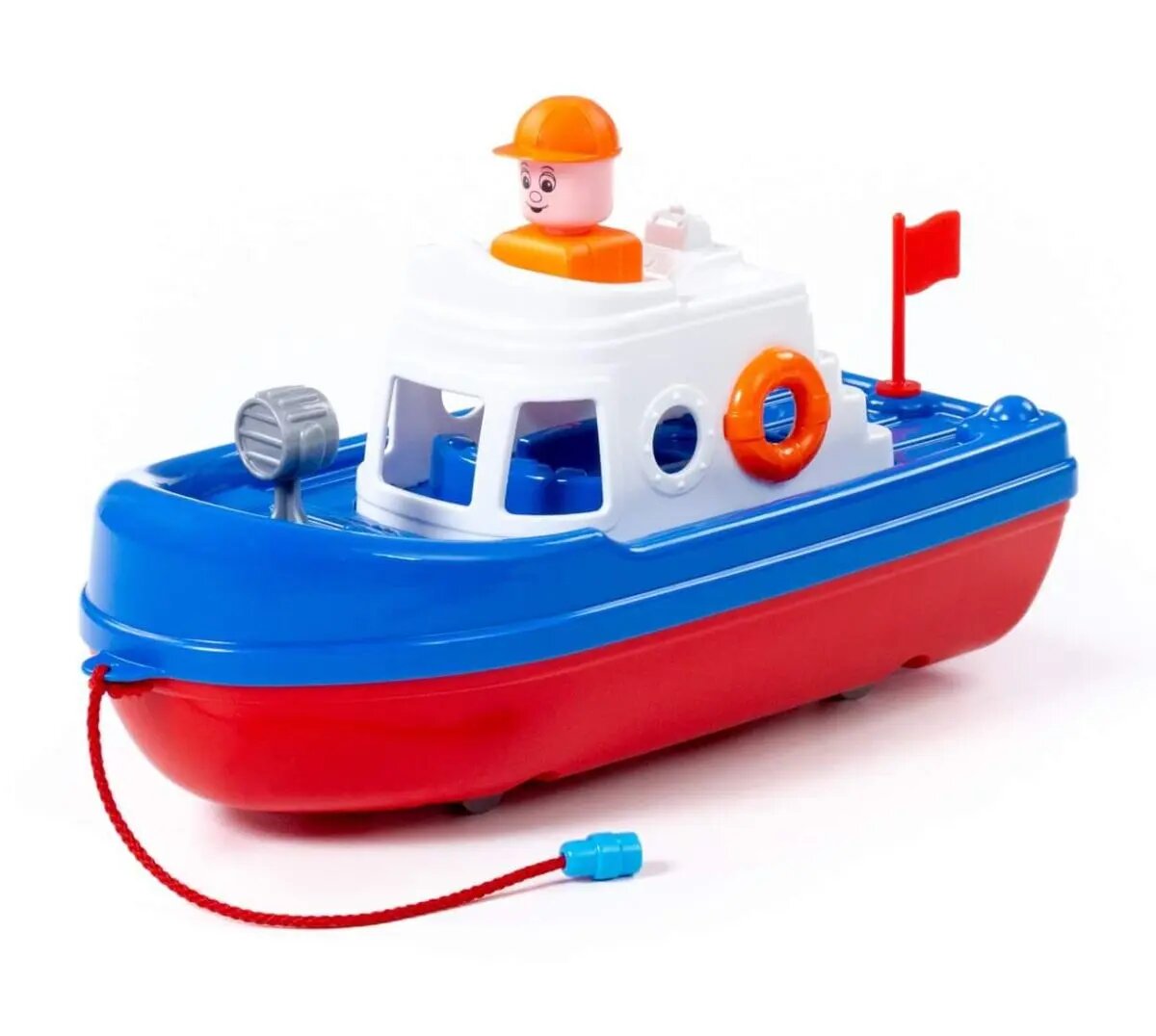 Катер Спасатель 47229 пластиковый Полесье для детей от 2-х лет