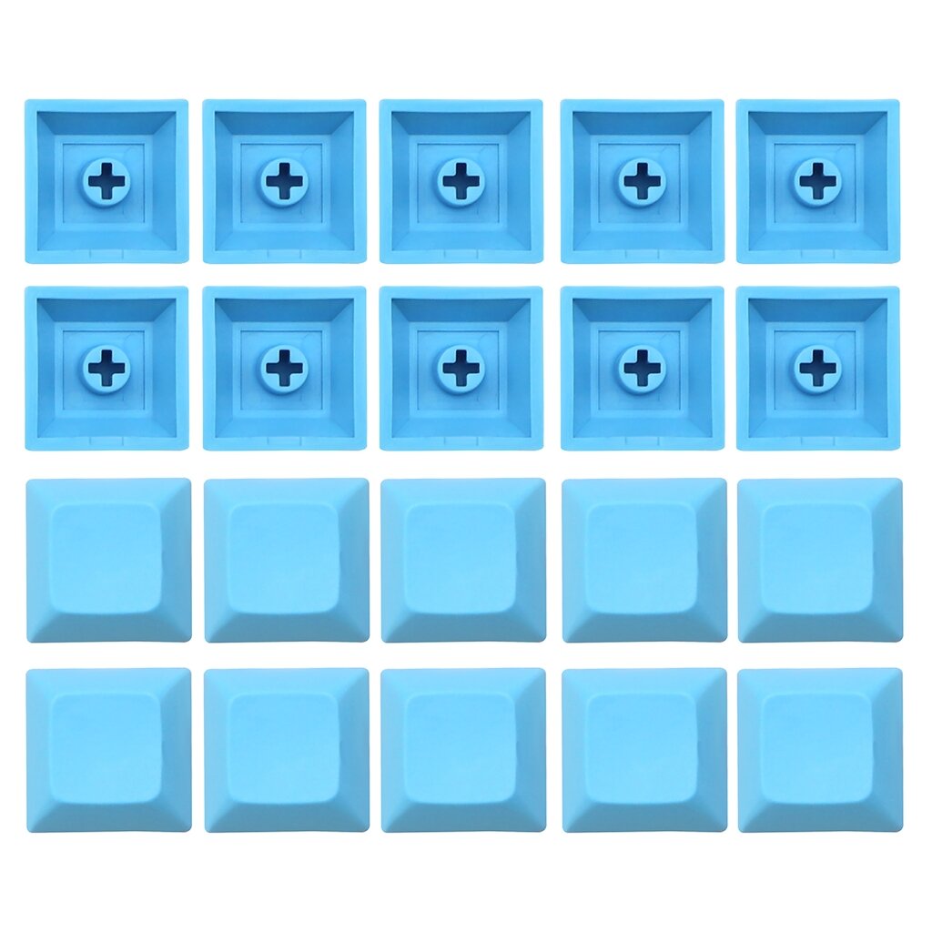 Комплект клавиатуры и мыши, DSA высота 1U клавиши - синий, 20 штук