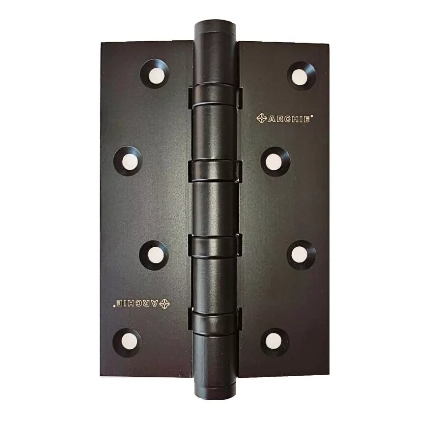 Петля дверная А010-C 100x70x3-4BB-1BL универсальная (матовый черный)