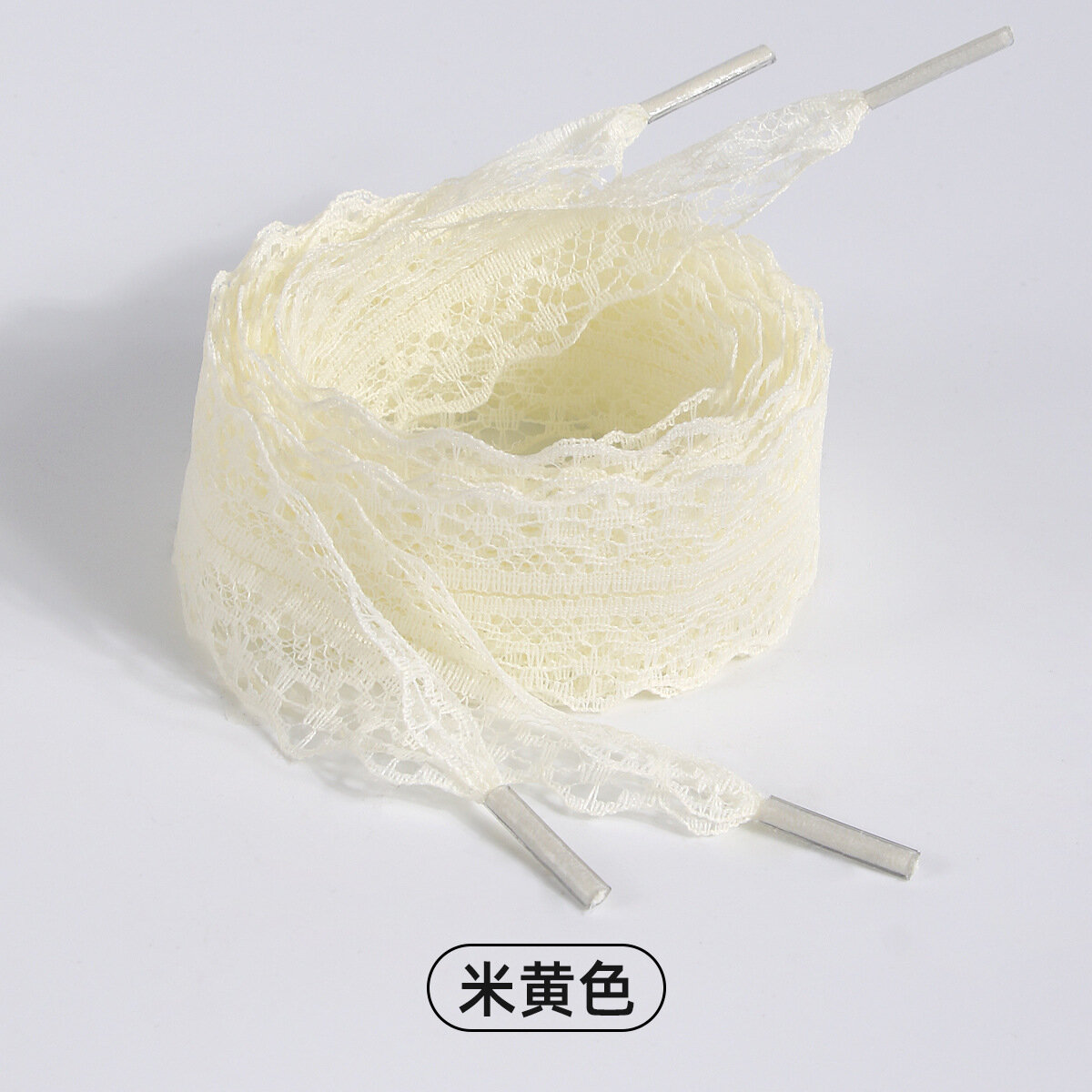 Кружевные шнурки, для балетной обуви, черно-белые, 140 см